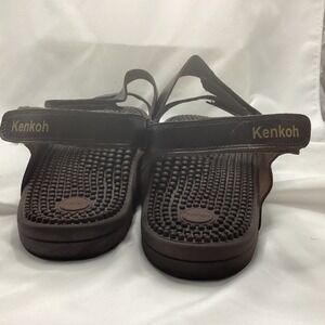 Kenkoh | Shoes | Kenkoh Brown Massage Sandals Acupressure Foot Bed ...